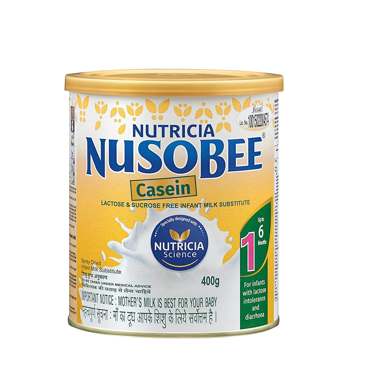 Nusobee Casein 1 Infant Formula Tin - 400 g - Prem Medical