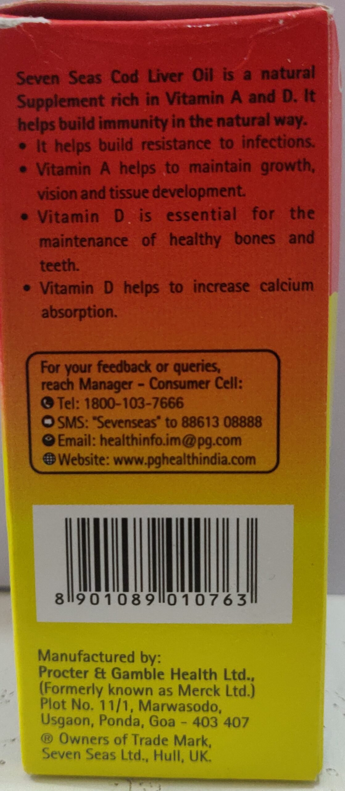 Seven Seas Cod Liver Oil, 100 Capsules - Prem Medical