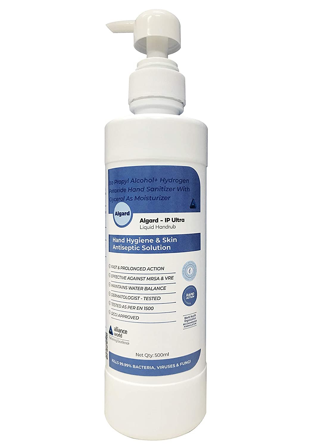 Algard IP ULTRA Hand Sanitizer with 75% Isopropyl Alcohol - 500 ML ...