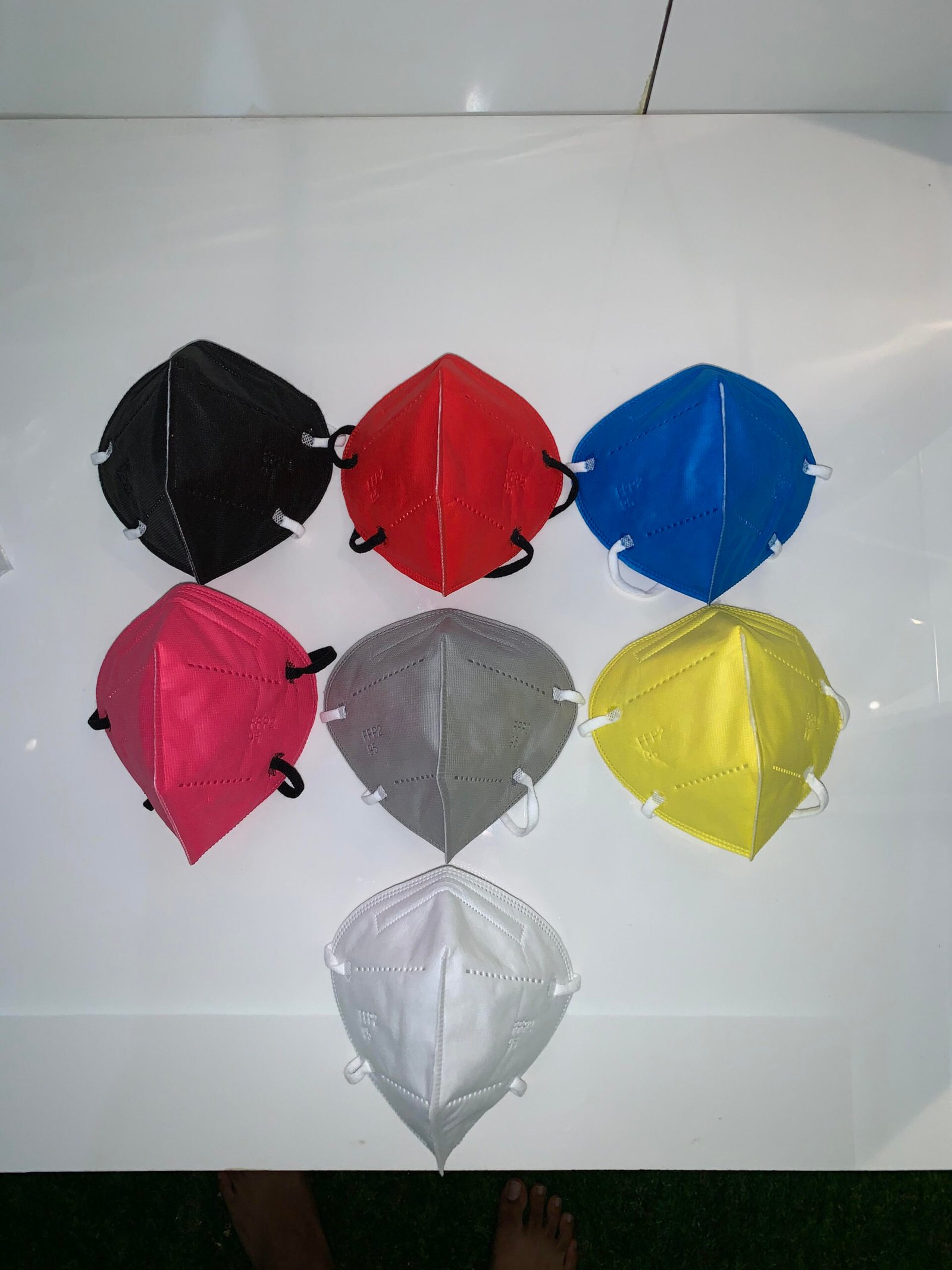 KN95 Mask with 5 Layer Filtration, Nose Pin, CE and FDA Approved Anti ...