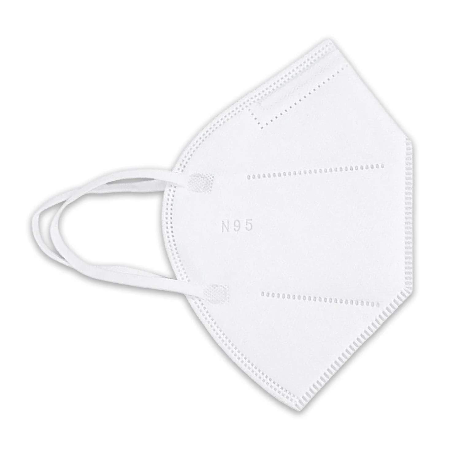 N95 Face Mask High Filtration Capacity 5 Layered For Men Women (Pack Of ...