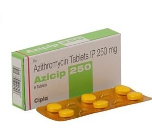 AZICIP 250 MG ( 6 TABLETS IN A STRIP) - Prem Medical