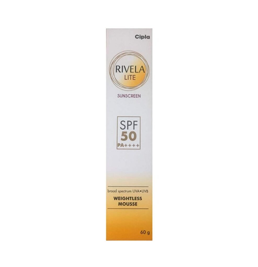 Cipla Rivela Lite Spf-50, 60 g - Prem Medical