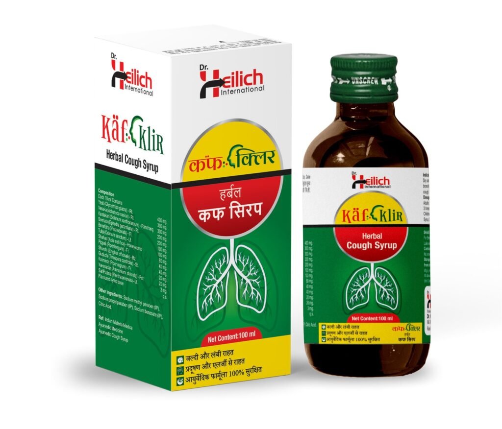 Dr. Heilich International Kaf Klir Herbal Cough Syrup 100ml - Prem Medical